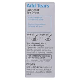 tear drops eye drops composition